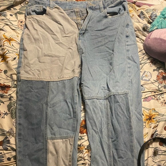 SHEIN | Jeans | Shein Color Block Jeans | Poshmark